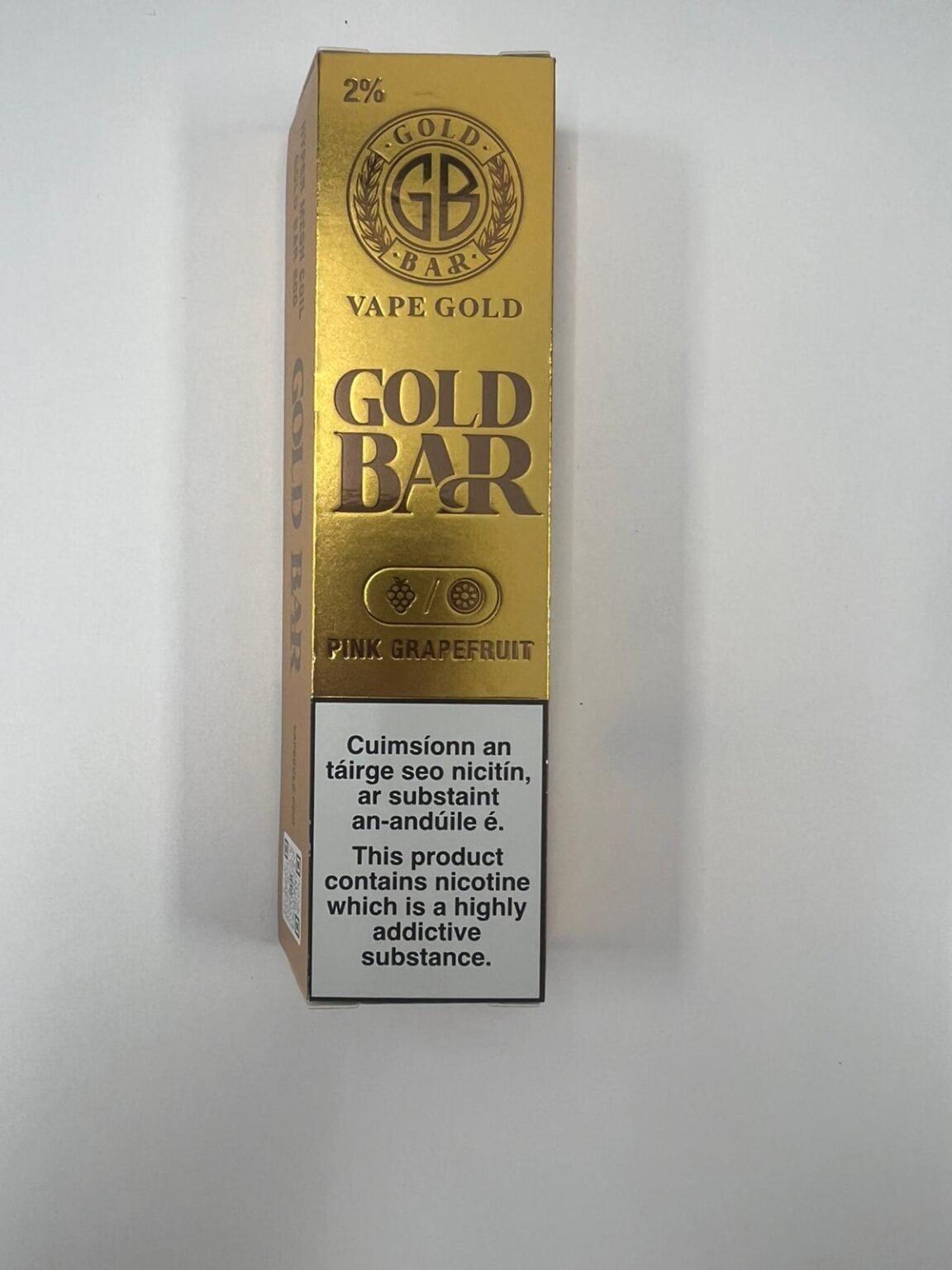 Gold Bar disposable vape - MYVAPE.IE